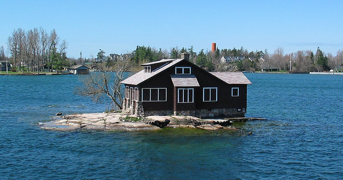 Just Room Enough Island in Alexandria Bay, New York, United States ...