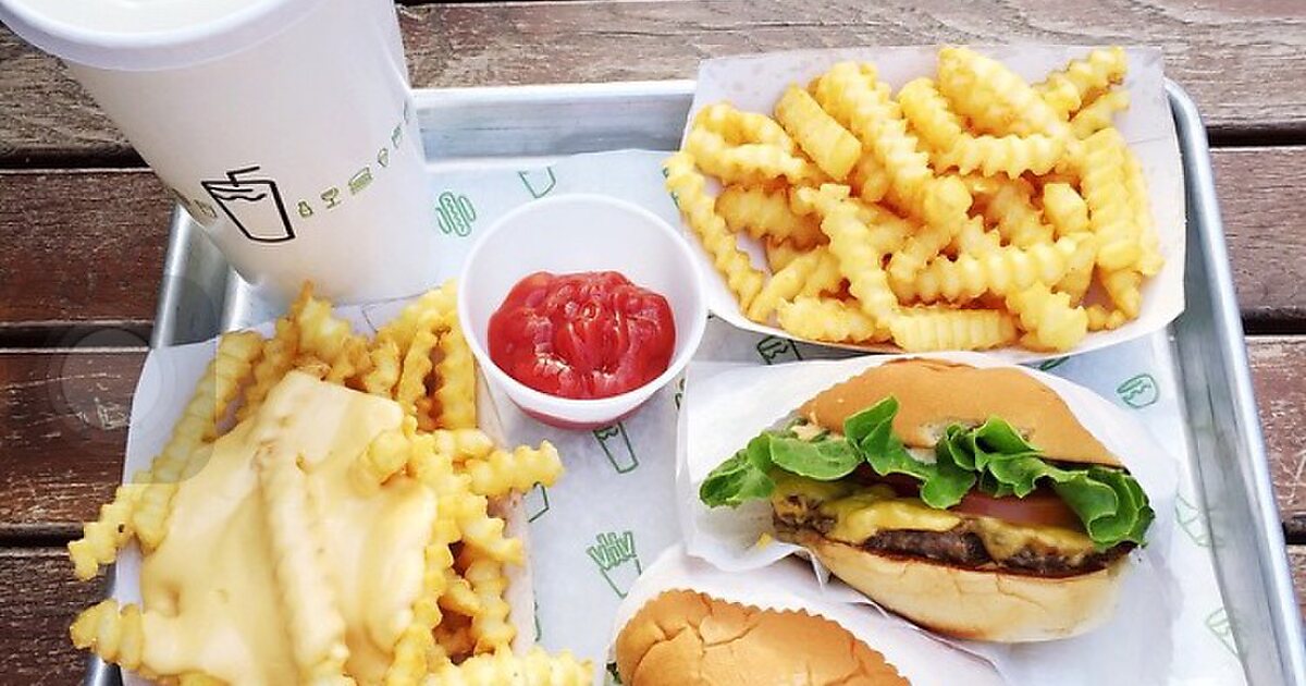Shake Shack en Manhattan, Nueva York, Estados Unidos de América ...