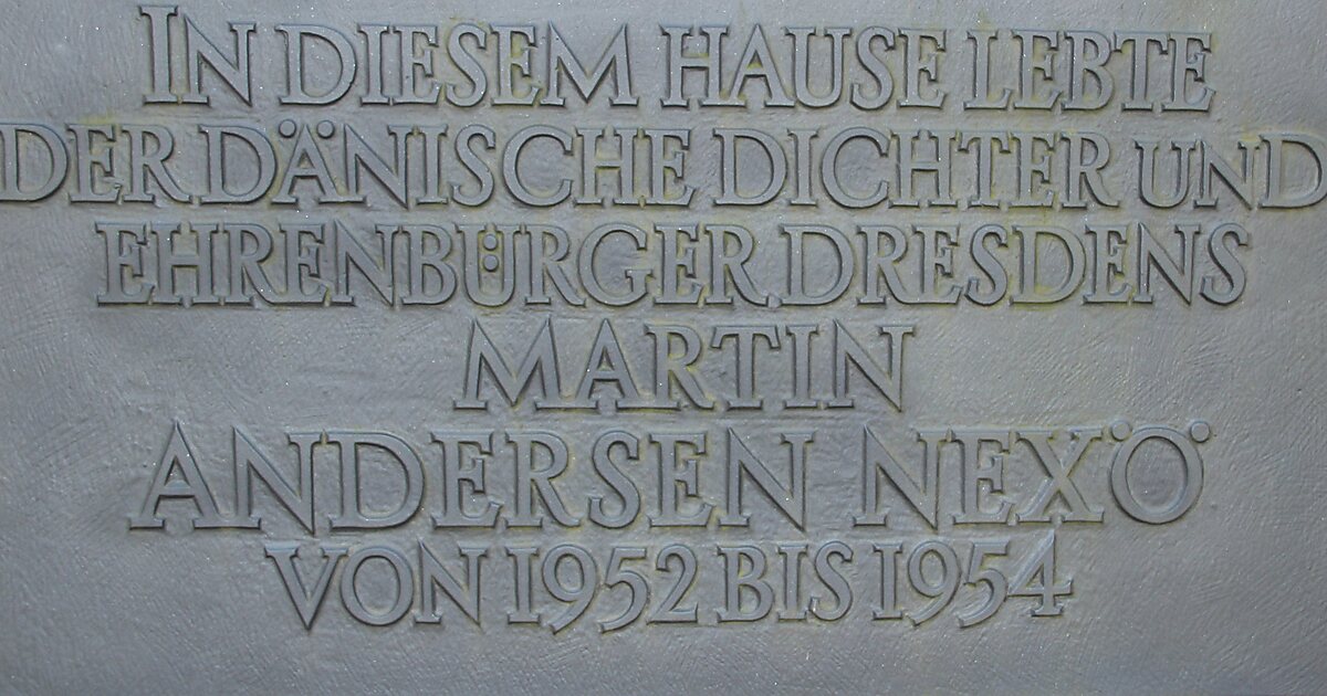 Martin Andersen Nexø in Dresden, Deutschland | Tripomatic