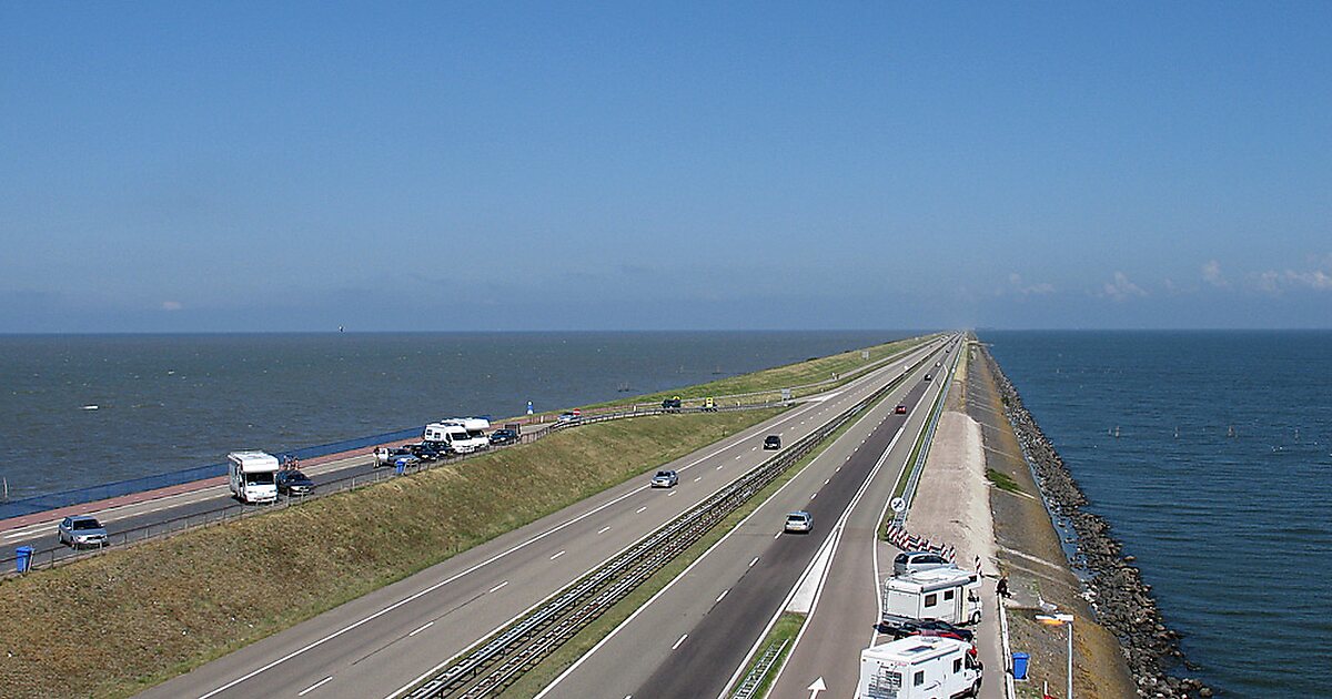 Afsluitdijk in Kornwerderzand, Netherlands | Sygic Travel