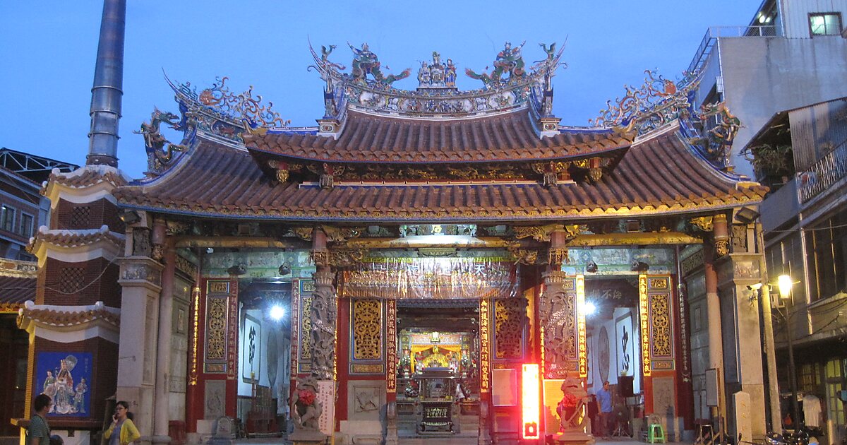 The Grand Matsu Temple in West Central District, Tainan, Taiwan ...