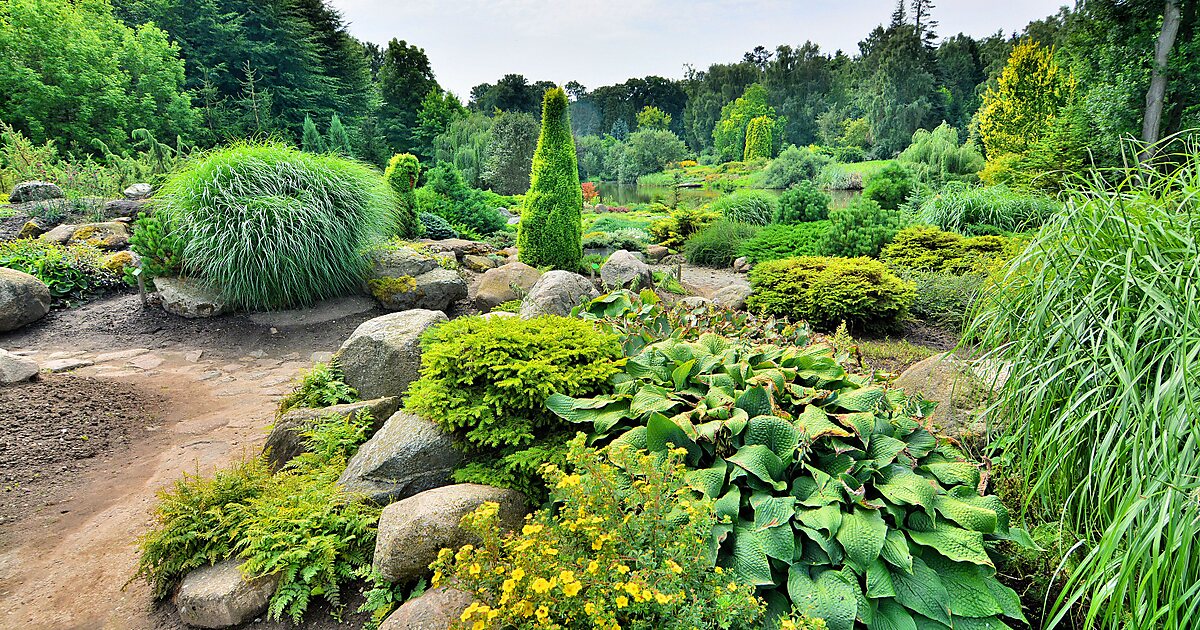 Dendrological Garden in Przelewice in West Pomeranian Voivodeship ...