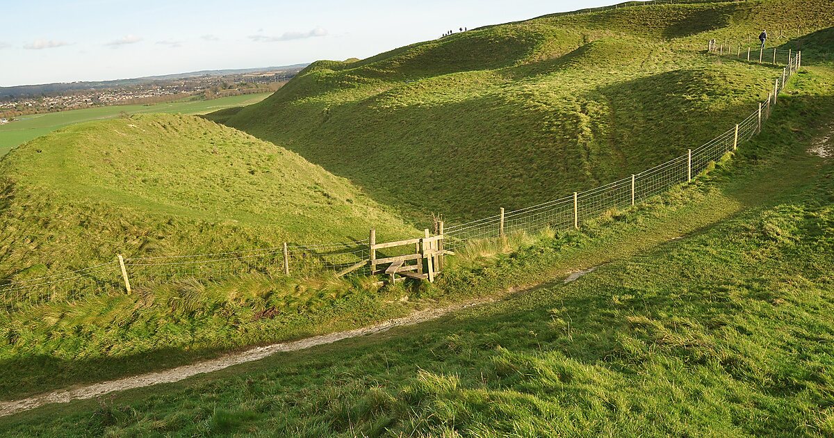 Maiden Castle in Dorset, UK | Tripomatic