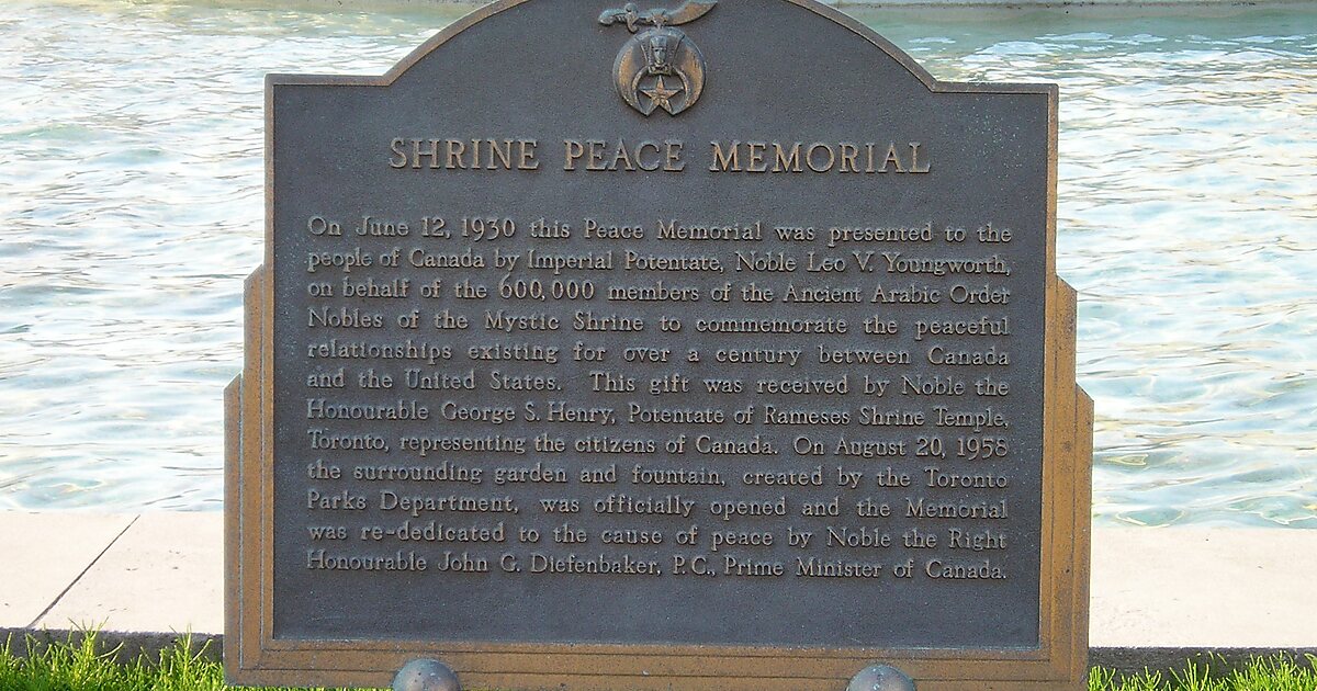 Shrine Peace Memorial in Spadina—Fort York, Toronto, Canada | Tripomatic