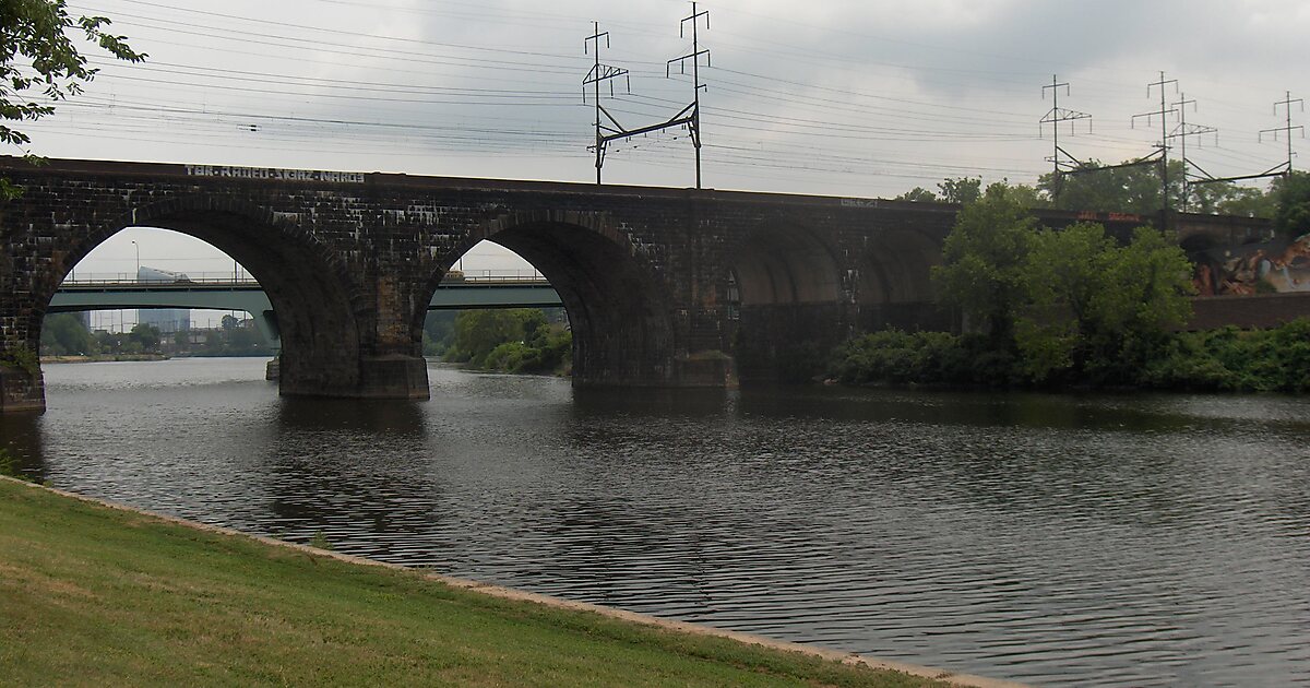 Pennsylvania Railroad, Connecting Railway Bridge in Philadelphia ...