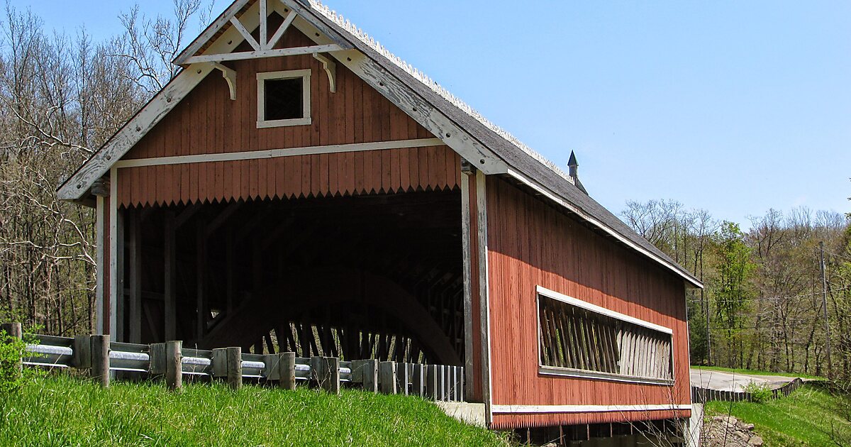 Netcher Road Covered Bridge in Ashtabula County | Tripomatic