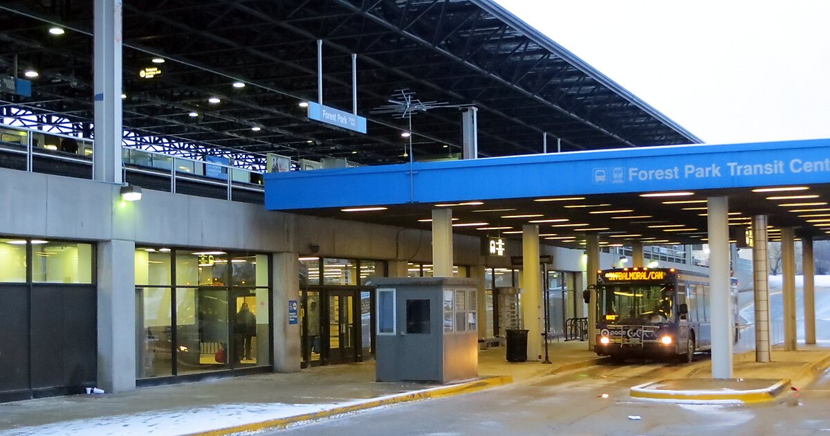 Forest Park station in Forest Park, Illinois, United States | Tripomatic