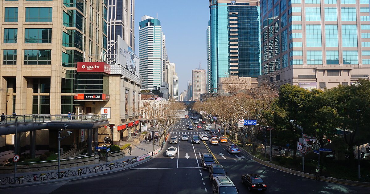 Huaihai Road in Shanghai, China | Tripomatic