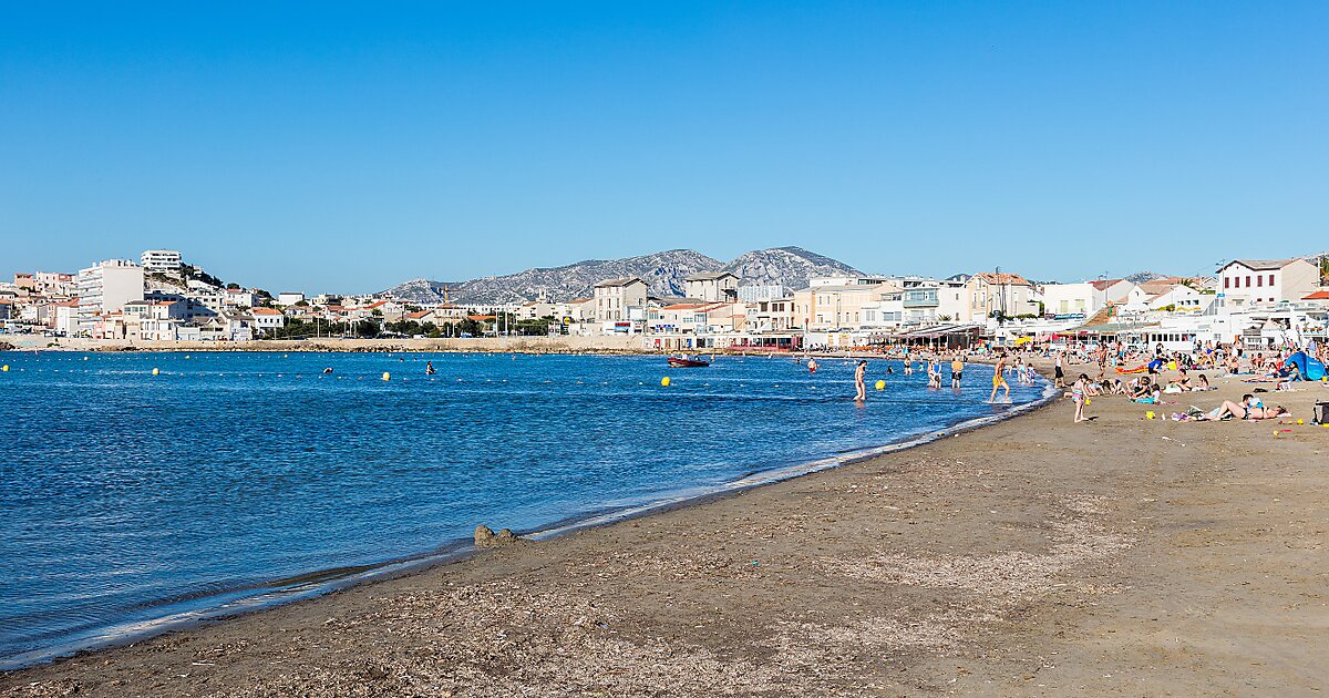 Pointe Rouge Beach in 8th arrondissement of Marseille, France | Tripomatic