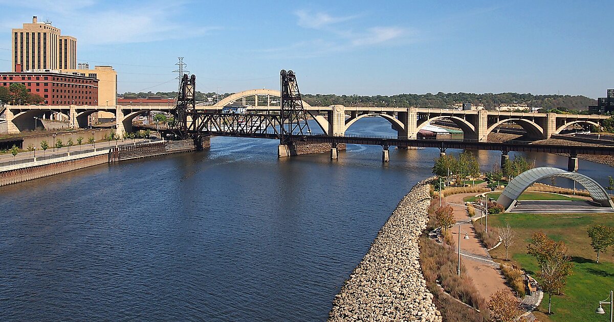 Robert Street Bridge in West Side, Saint Paul, Minnesota, United States ...