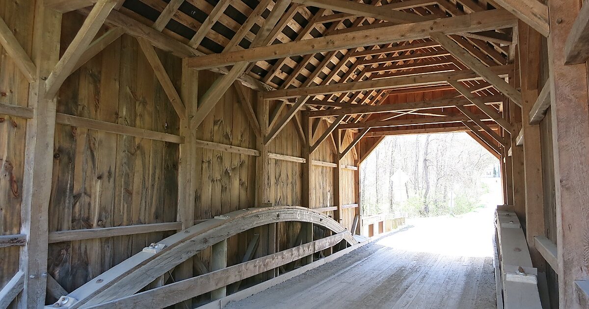 Bowers Covered Bridge in New England | Tripomatic