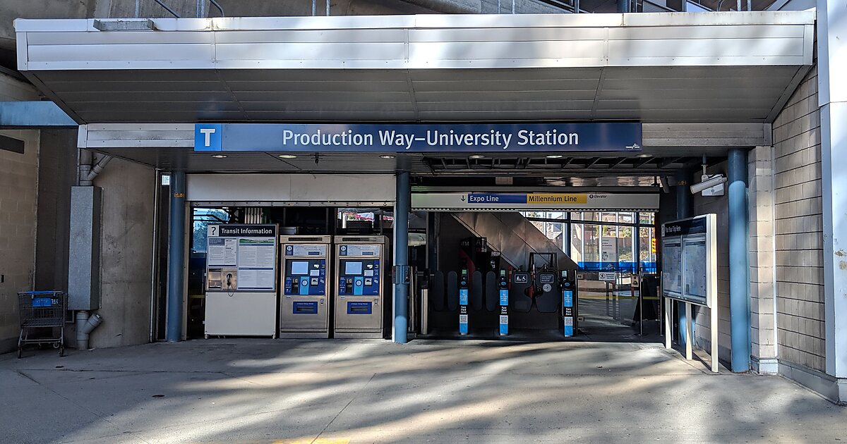 Production Way–University station in Burnaby, Canada | Tripomatic