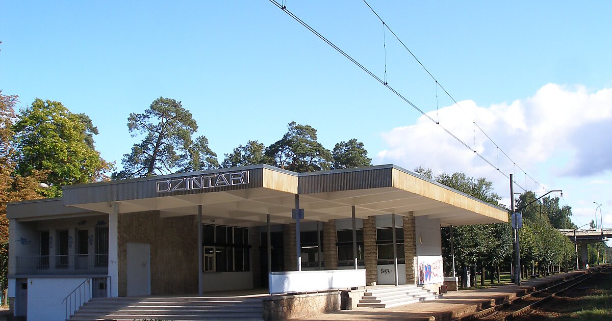 Dzintari Station in Dzintari, Jūrmala | Tripomatic