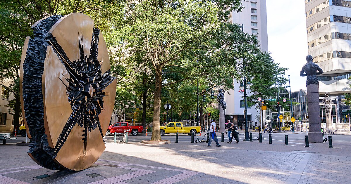 Tryon Street Station in Uptown Charlotte, Charlotte, North Carolina ...
