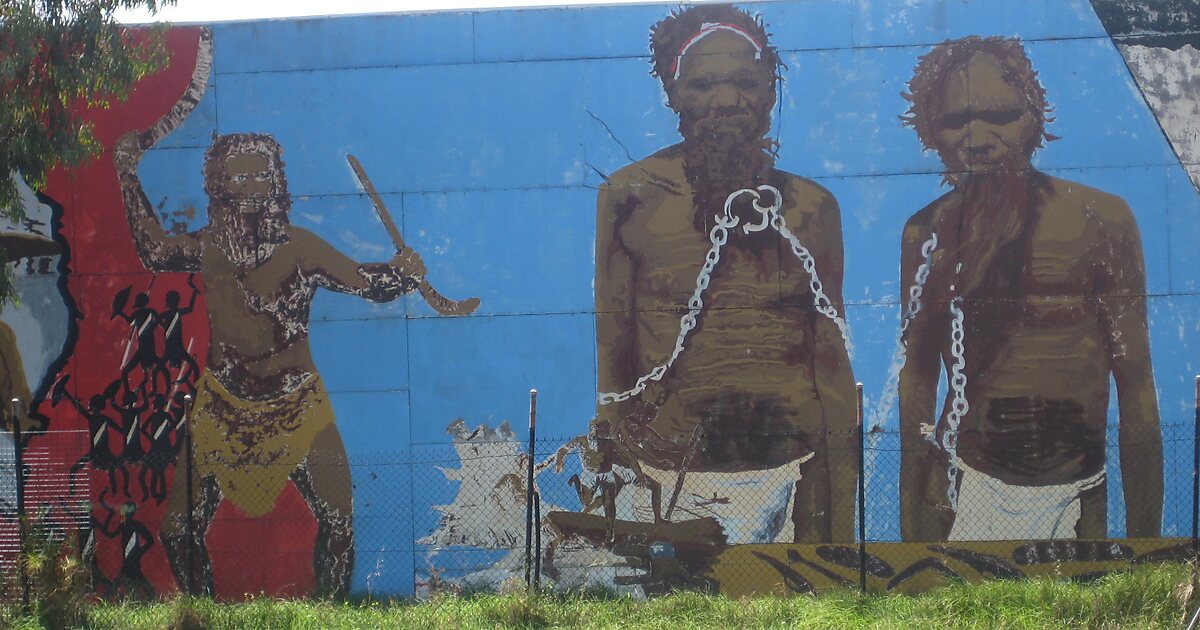 Northcote Koori Mural in Preston, Victoria, Melbourne, Australia ...