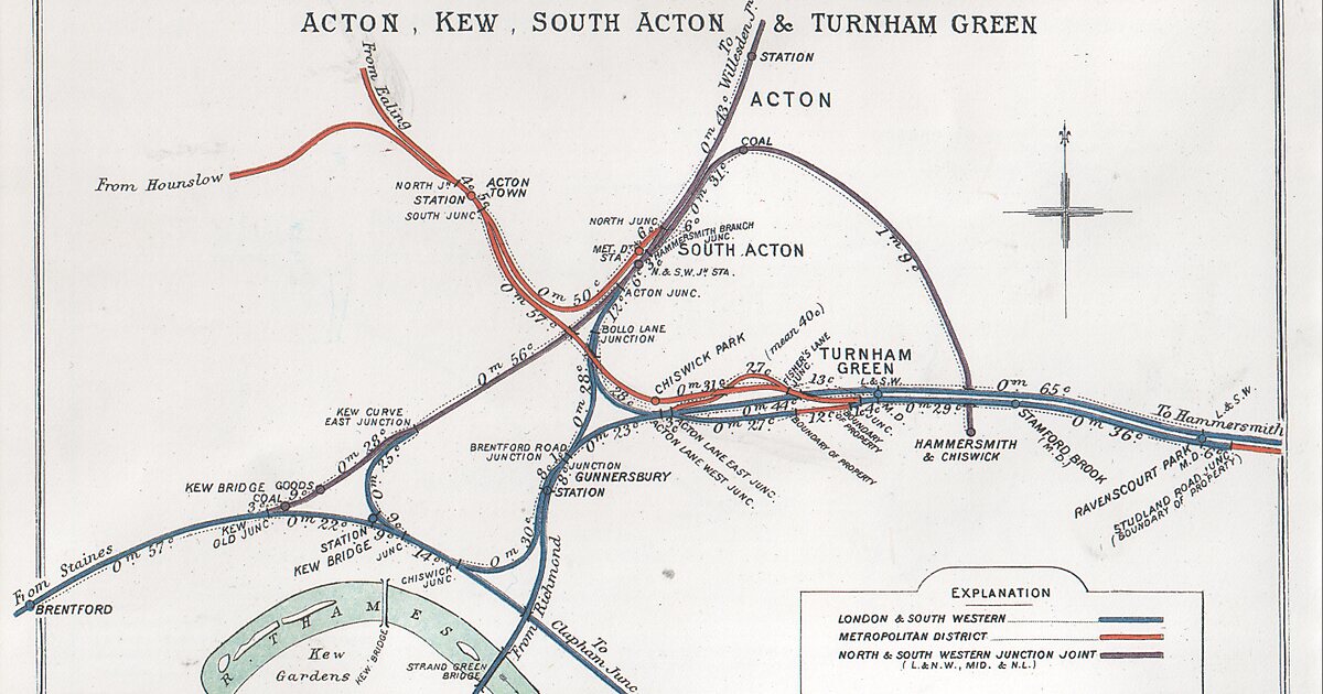 Bahnhof South Acton in London, Vereinigtes Königreich | Tripomatic