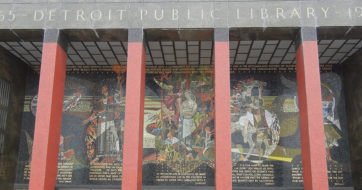 Detroit Public Main Library in Detroit, United States | Tripomatic