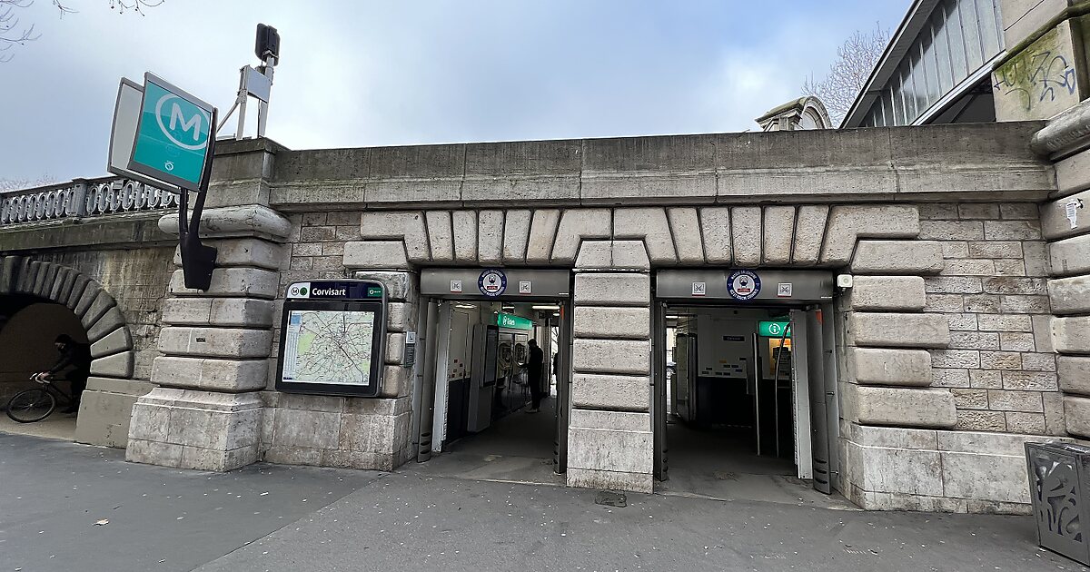 Estação Corvisart em 13th arrondissement of Paris, França | Tripomatic