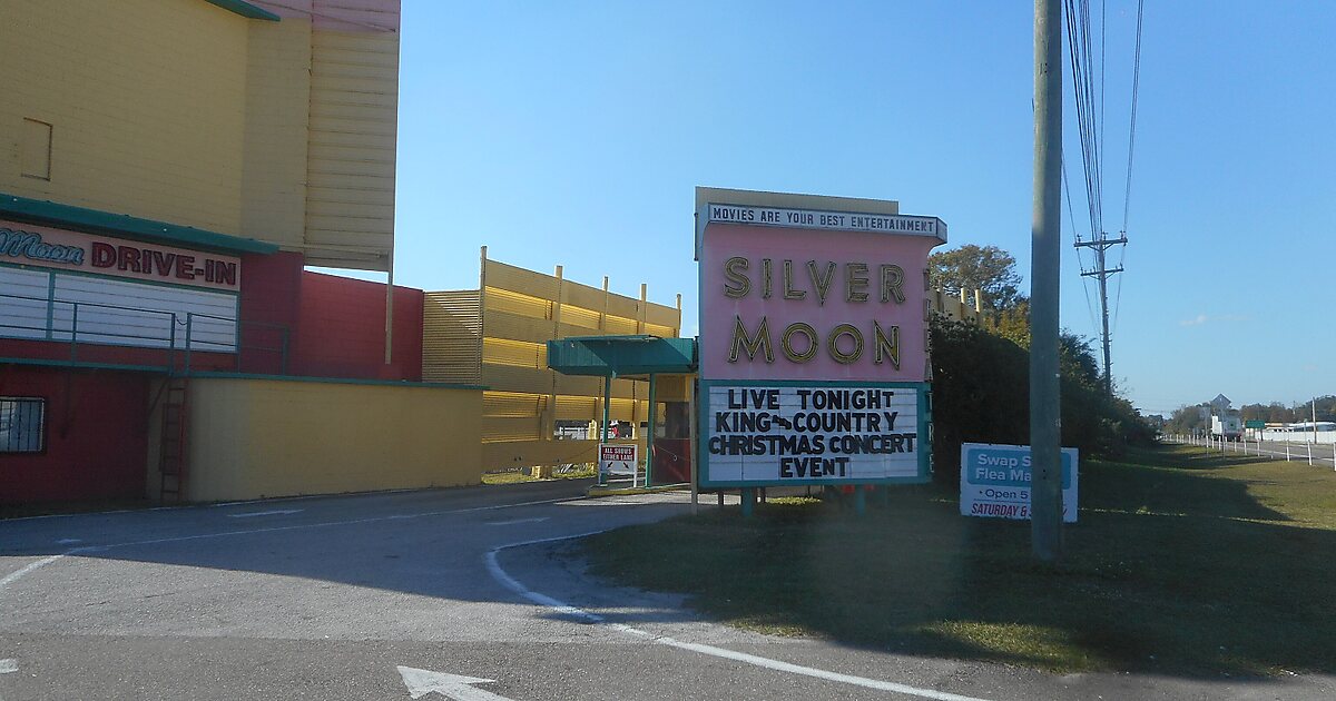 Silver Moon Drive-In Theatre in Lakeland, Florida, United States ...