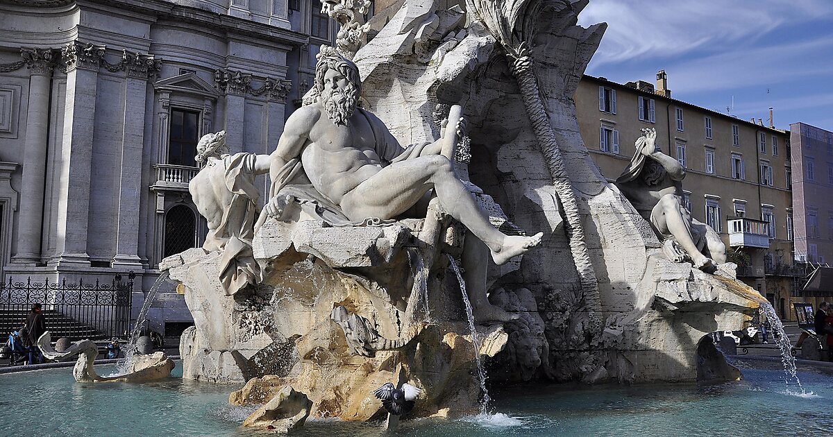 Fountain of the Four Rivers in Parione, Rome, Italy | Tripomatic