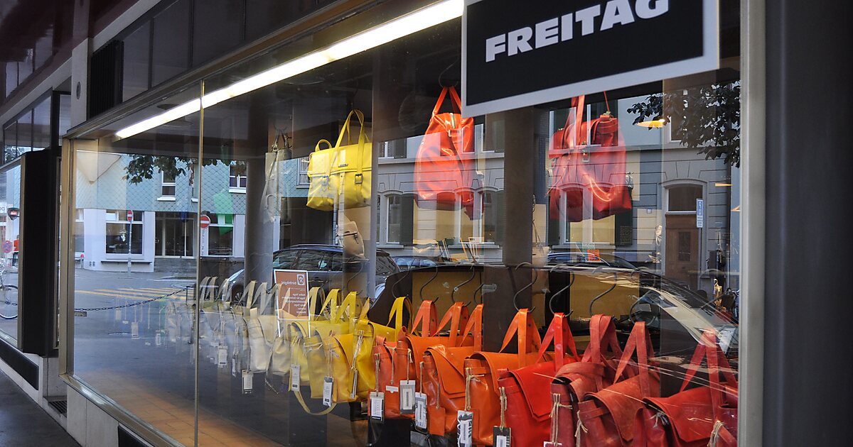 Freitag lab.ag in Industriequartier, Zürich, Schweiz/Suisse/Svizzera ...
