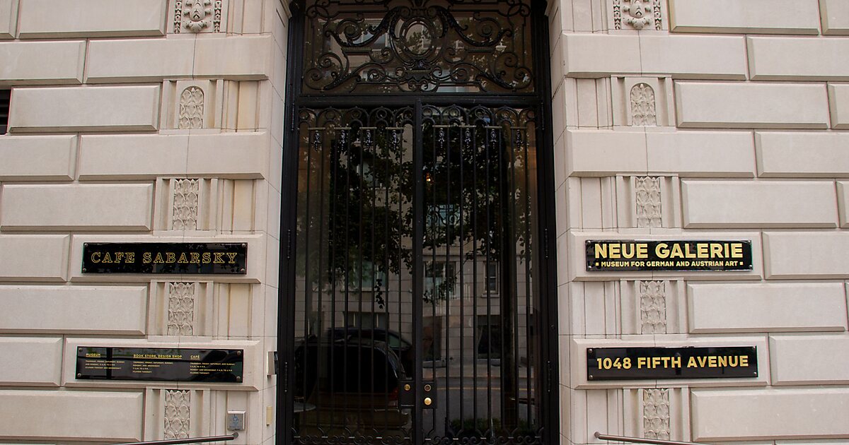 Neue Galerie New York in Manhattan, New York City, United States ...