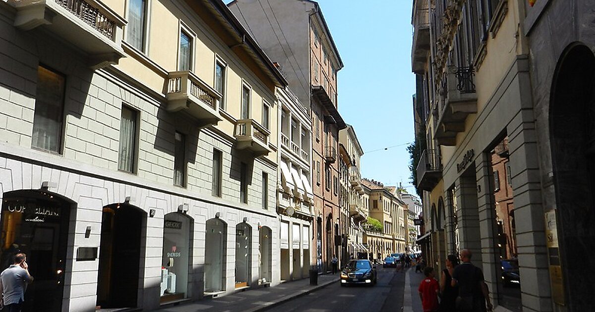 Via Monte Napoleone in Milan, Italy | Tripomatic