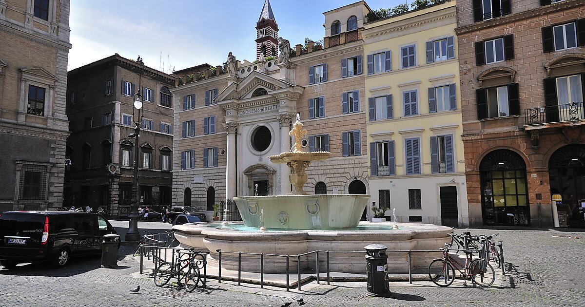 Fontane di Piazza Farnese in Rome