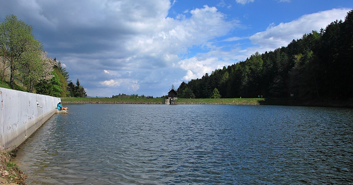 Jazero Klinger in Banská Štiavnica