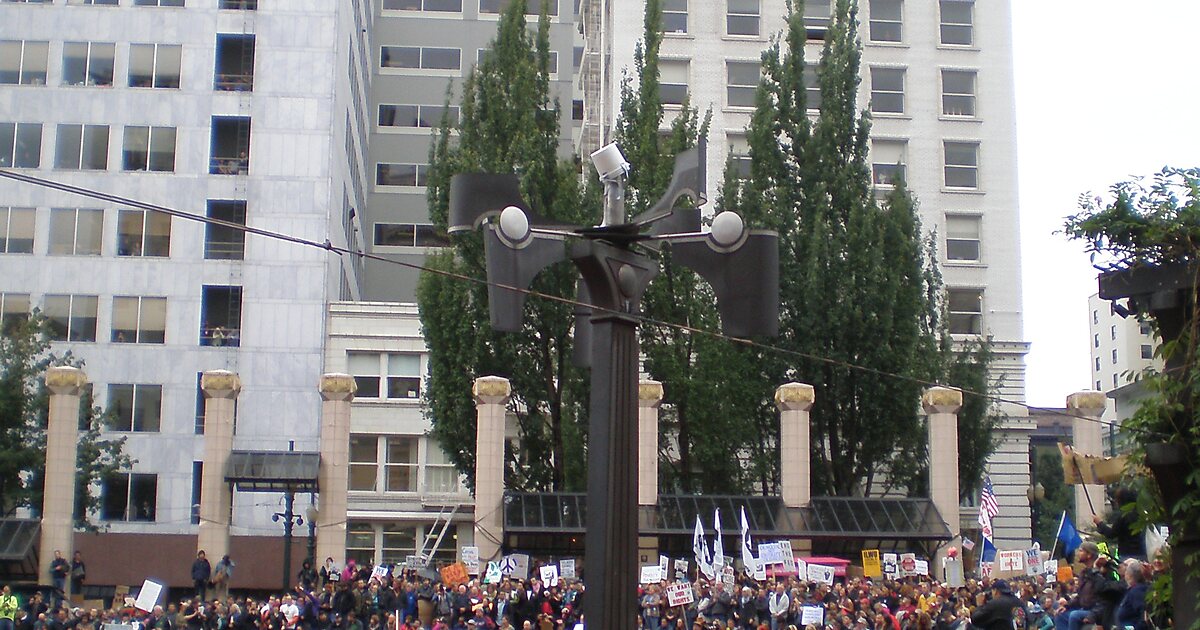 Weather Machine in Downtown, Portland, Oregon | Tripomatic