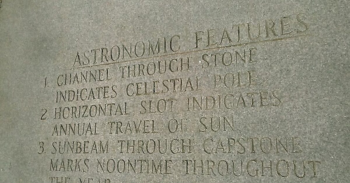 Georgia Guidestones in Georgia, United States | Tripomatic