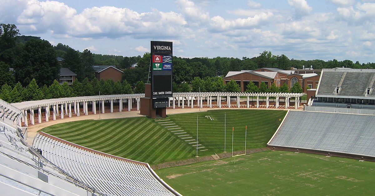 Scott Stadium in Albemarle County, Virginia, United States | Tripomatic