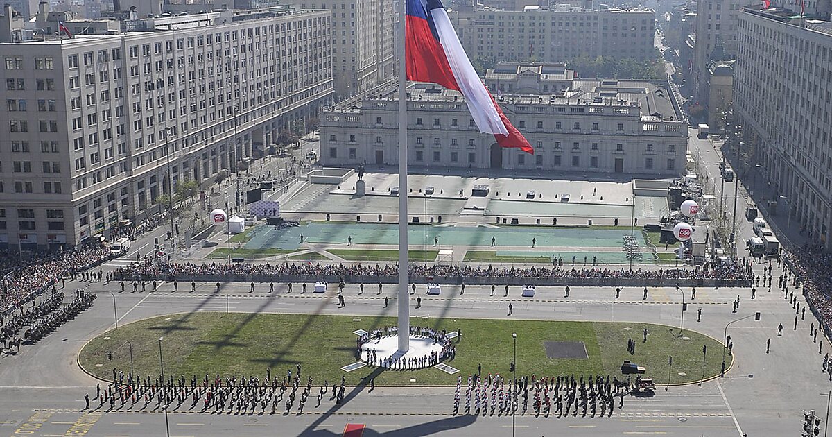 Chilean Bicentennial Flag - Santiago, Chili | Tripomatic