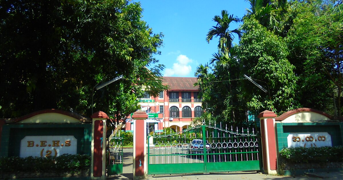 Basic Education High School No. 2 Latha in Latha Township, Yangon ...