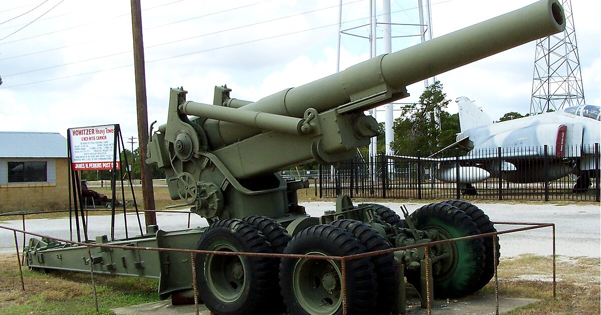 M115 8 inch Howitzer (U.S.A.) in Yongsan District, Seoul, South Korea ...