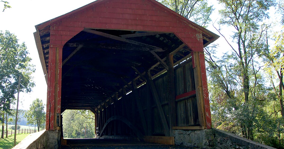 Pool Forge Covered Bridge in Pennsylvania, USA | Tripomatic