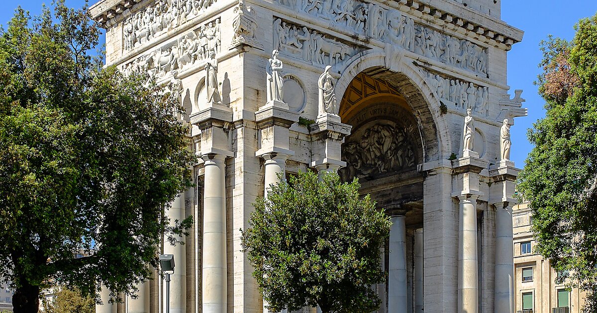 Arch of Victory in Genoa