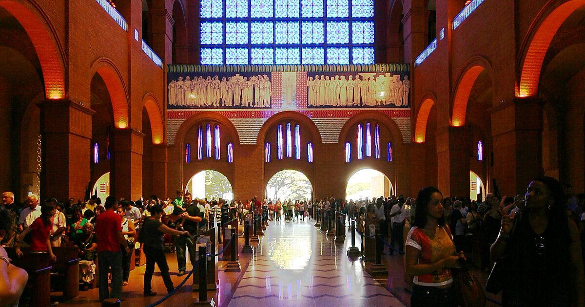 Basilica of the National Shrine of Our Lady of Aparecida in Aparecida ...