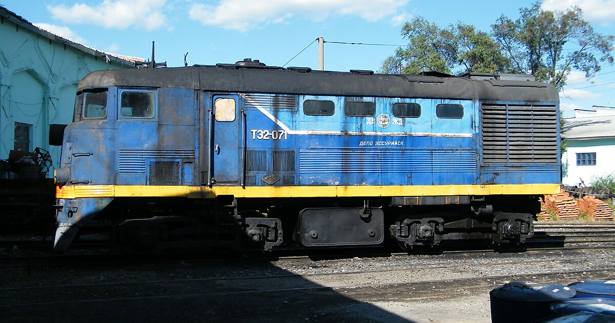 Russian locomotive class TE2 in Tashkent, Uzbekistan | Tripomatic