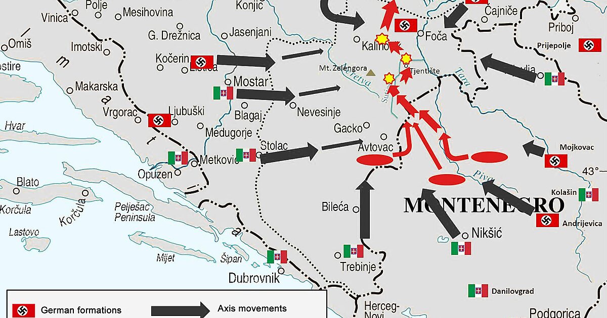Battle of Sutjeska Memorial Complex in Foča, Bosnia and Herzegovina ...