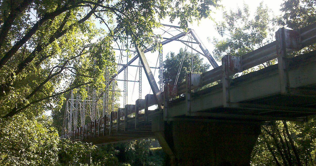 Deep River Camelback Truss Bridge in North Carolina, United States ...