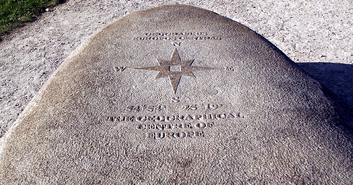 Geographical midpoint of Europe in | Tripomatic