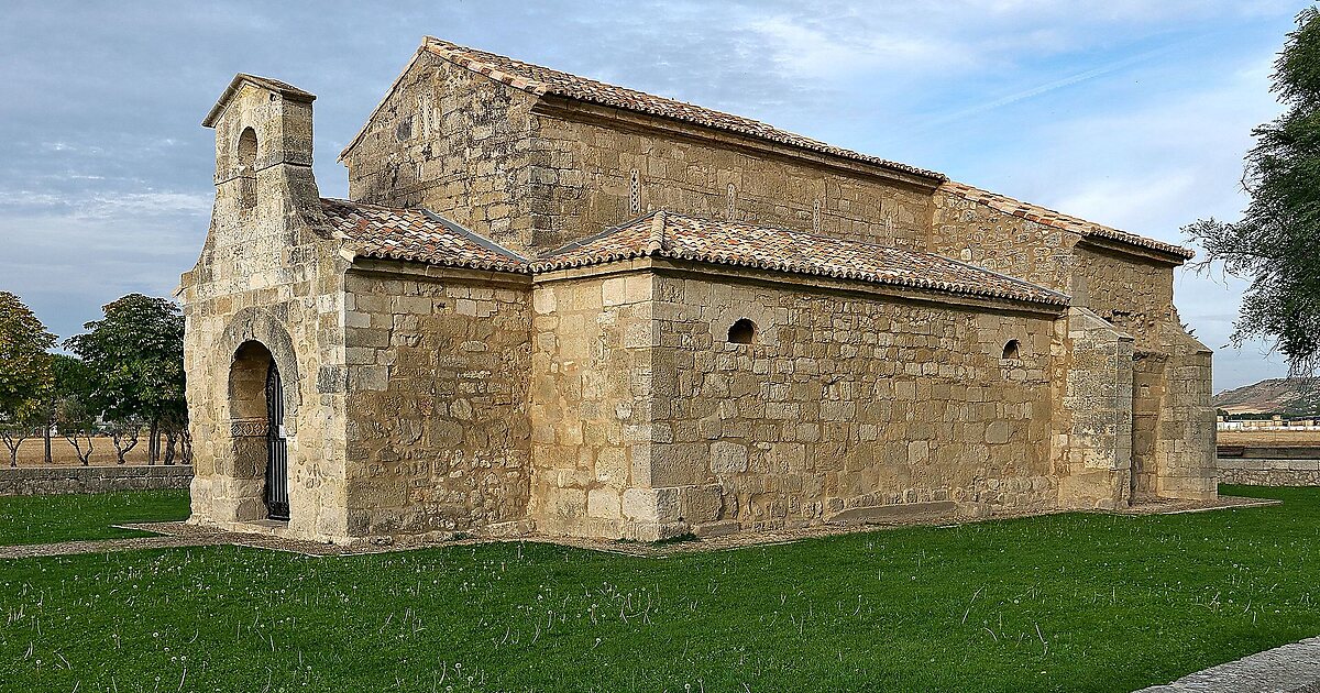 Church of San Juan Bautista, Baños de Cerrato in Palencia, Spain ...