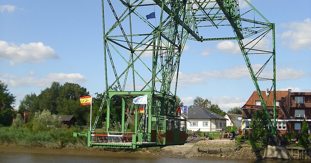 Osten Transporter Bridge in Osten, Deutschland | Tripomatic