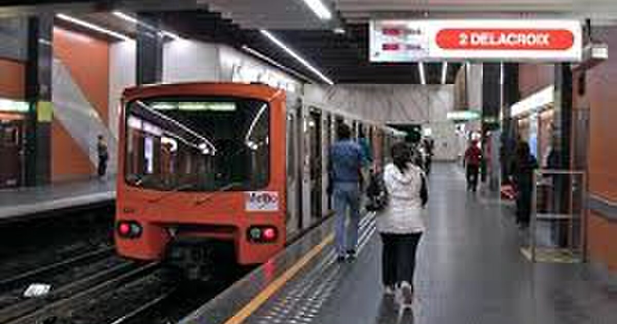 Simonis and Elisabeth stations in Brussels, België - Belgique - Belgien ...