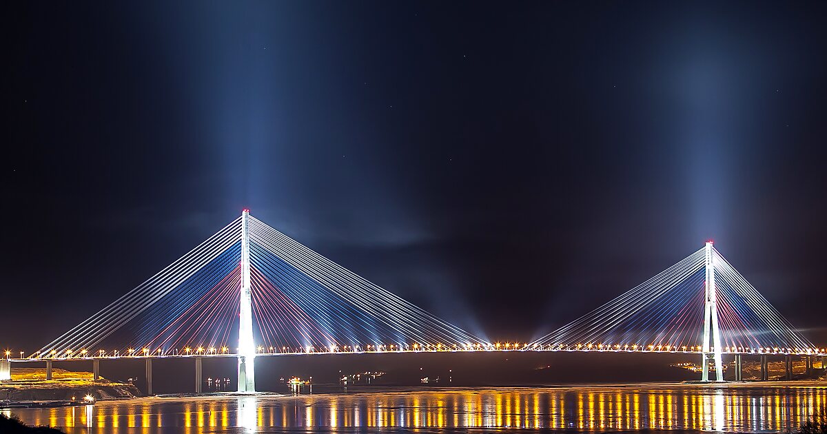 Russky Bridge in Primorsky Krai, Russia | Tripomatic