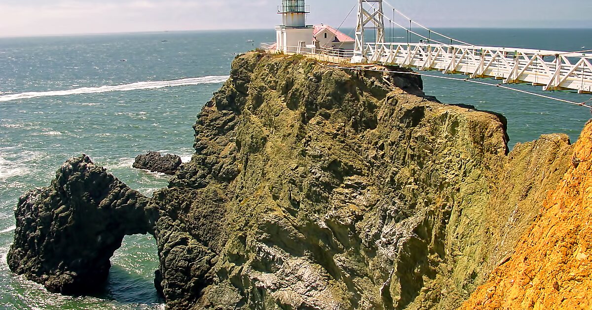 Point Bonita Lighthouse in Marin County, California, United States ...