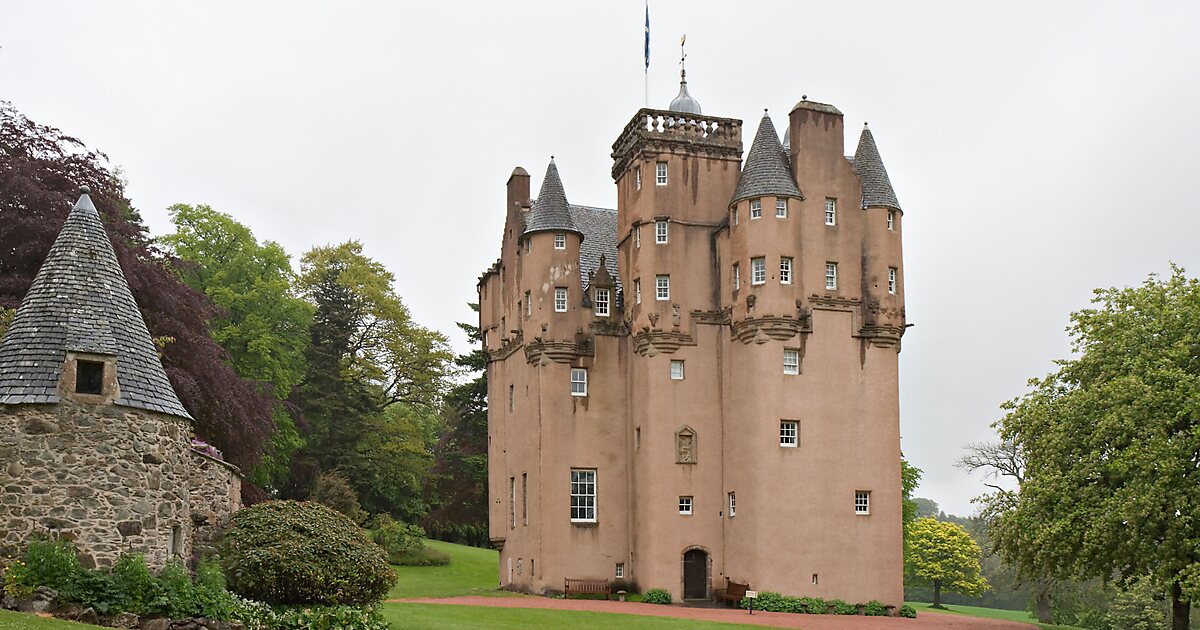 Craigievar Castle in Aberdeenshire