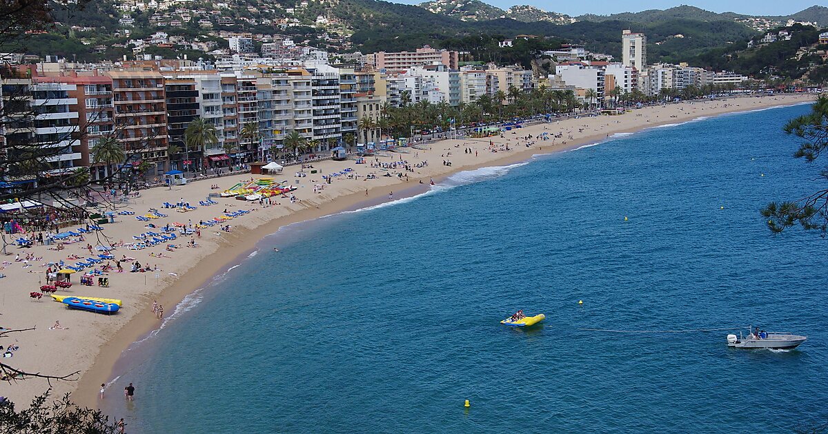 Lloret de Mar Beach in Lloret de Mar, Spain | Tripomatic