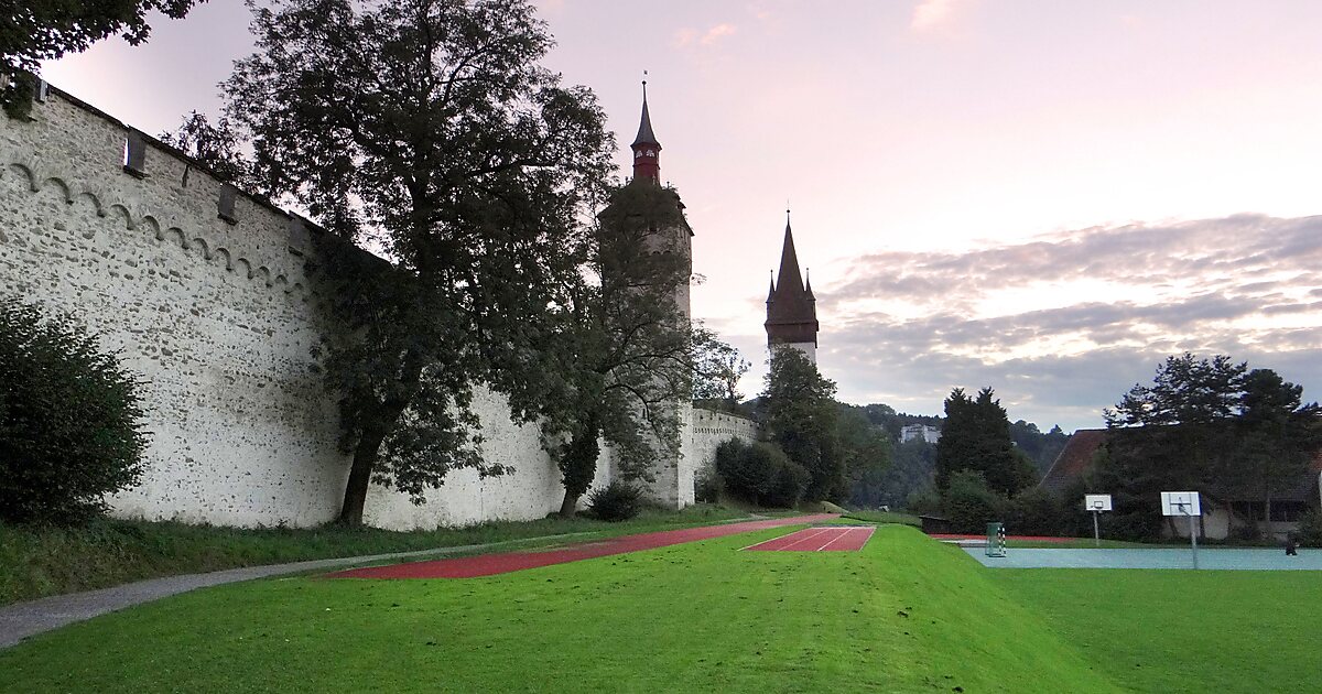 Museggmauer in Luzern, Schweiz/Suisse/Svizzera/Svizra | Tripomatic